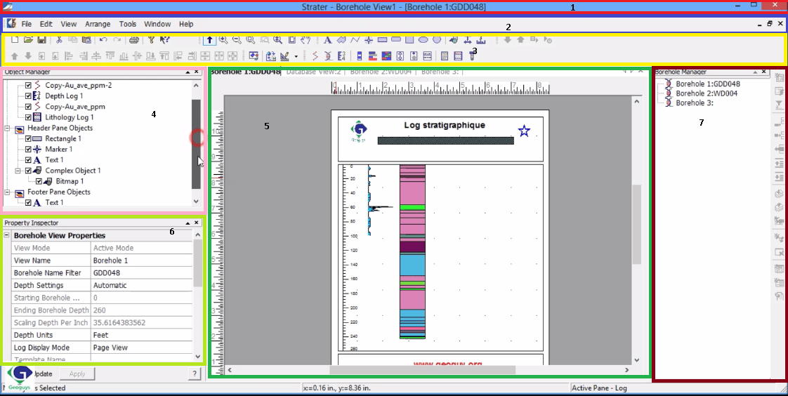 Plan du cours strater: Interface graphique - Geoguys