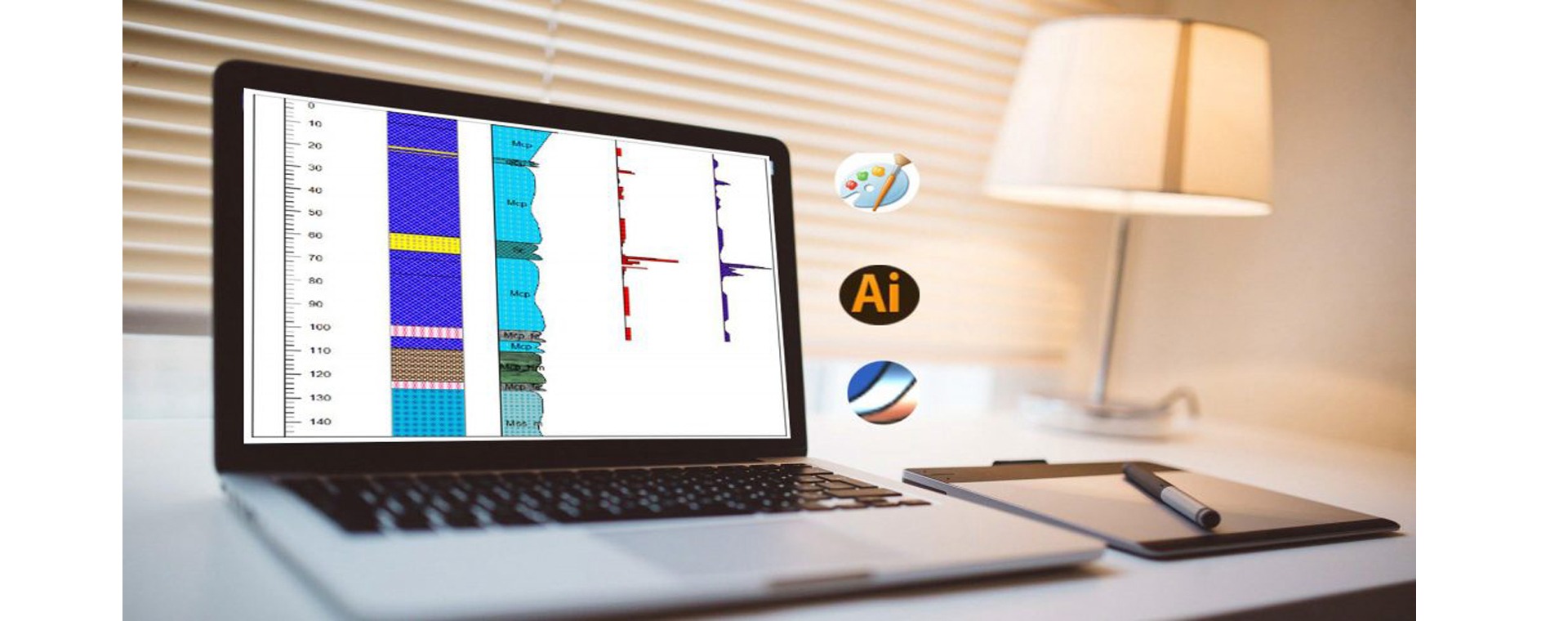 Cours de Log stratigraphique avec Strater & Illustrator - Geoguys