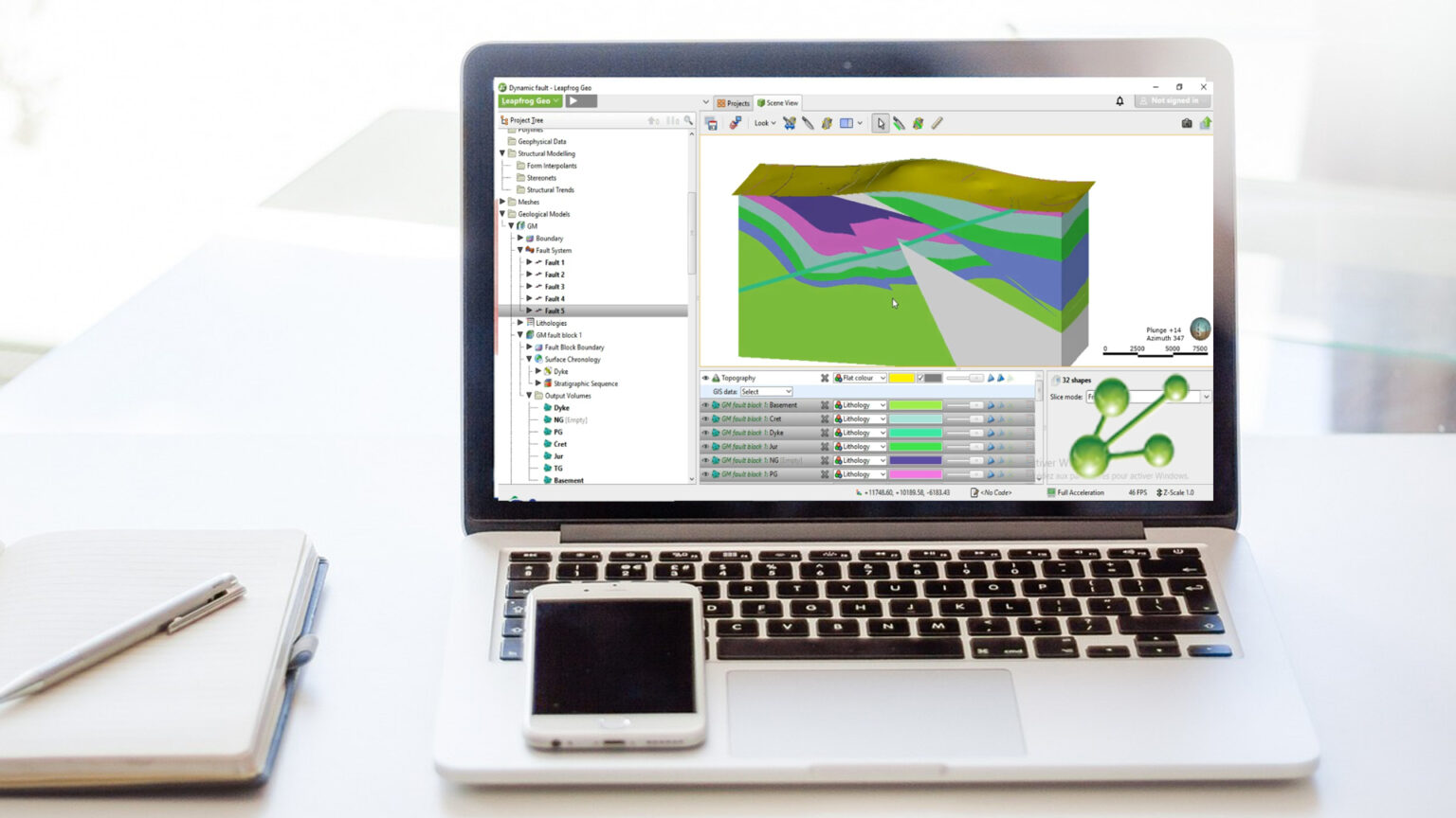 Fromation Leapfrog geo Modélisation géologique structurale